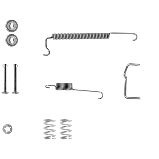 BRAKE SHOE SPRING KIT LH | Brake Spring Kits | Brakes | Goldwagen