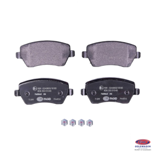 BRAKE PAD SET FRONT | Brake Pads | Brakes | Goldwagen